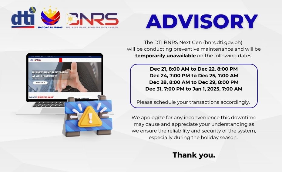 BNRS - Business Name Registration at your fingertips!